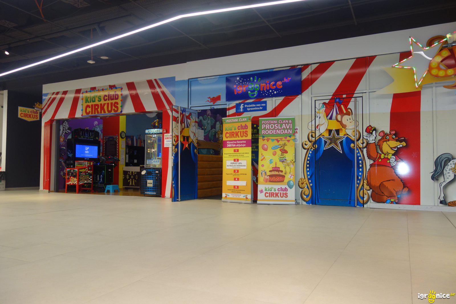 IGRAONICE.HR Dječja igraonica Cirkus