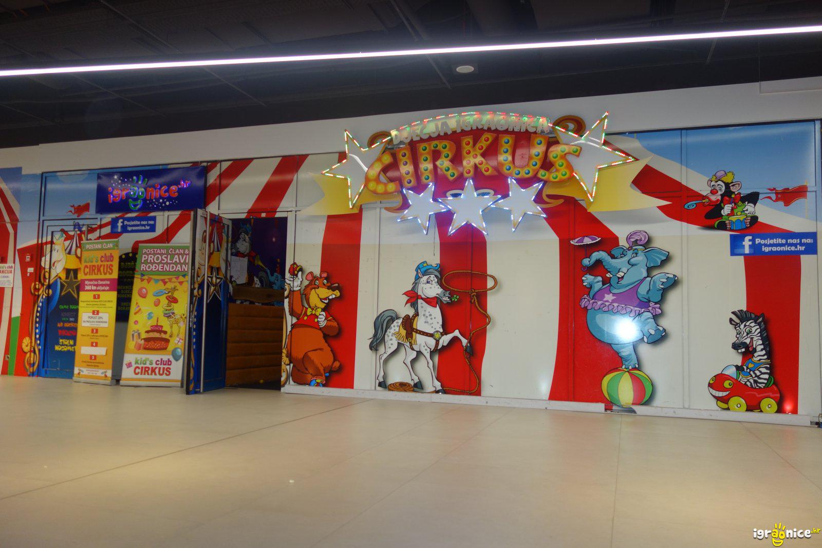 IGRAONICE.HR Dječja igraonica Cirkus